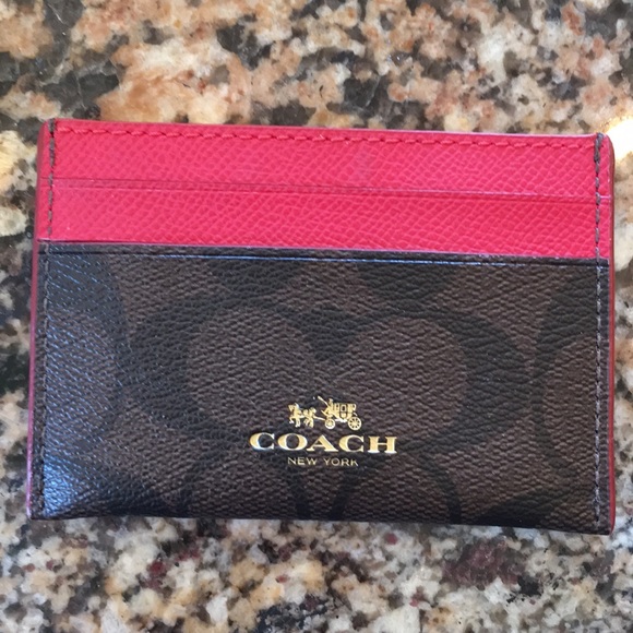 Bags | Coach Credit Card Holder | Poshmark